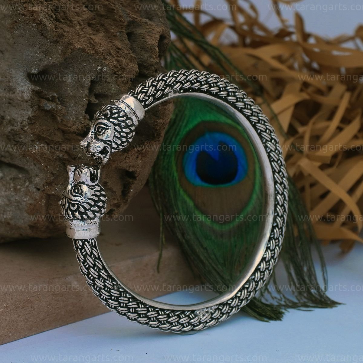 Oxidized silver kada store